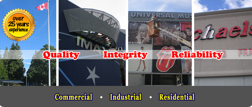 Trico Holdings Inc. works at height repairing and servicing LED ...